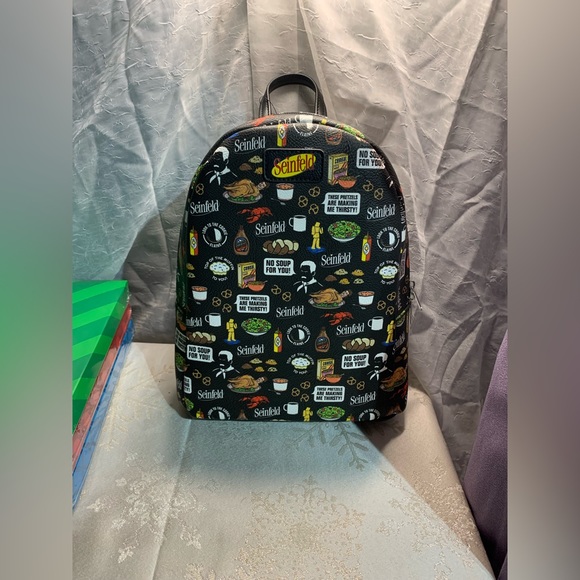 Funko | Bags | Funko Seinfeld Black Mini Backpack | Poshmark